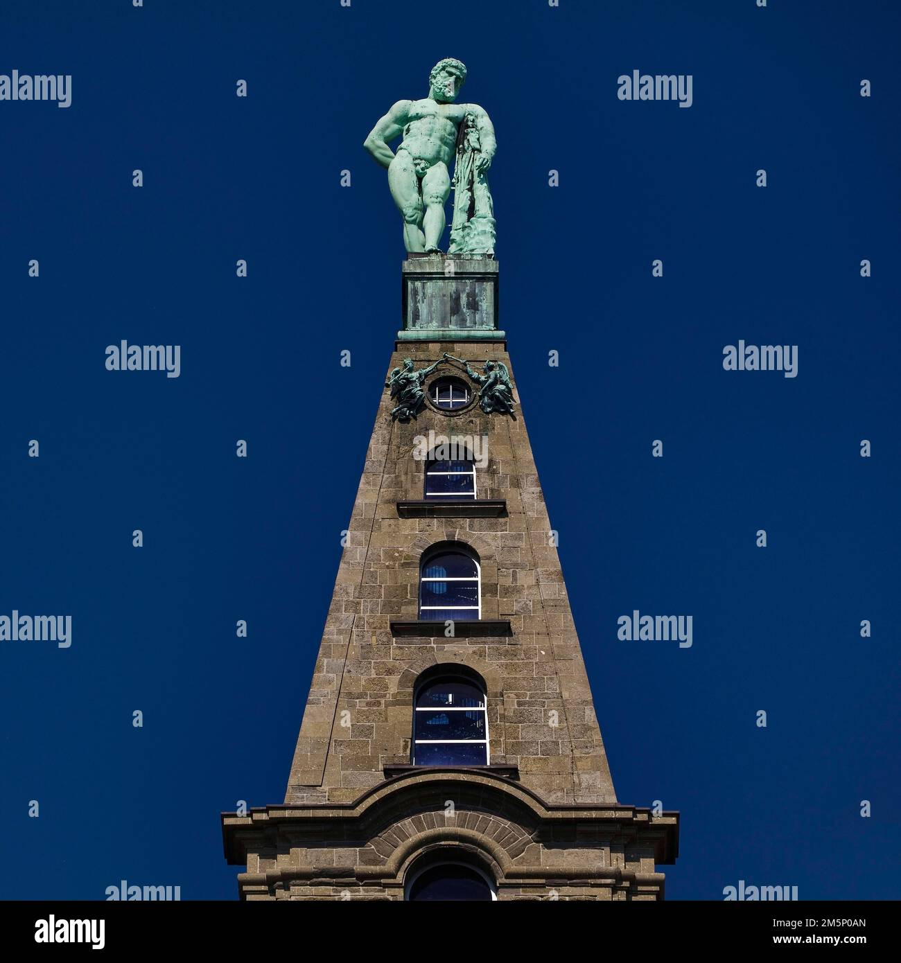 Bergpark Wilhelmshoehe with the Hercules Statue, UNESCO World Heritage ...