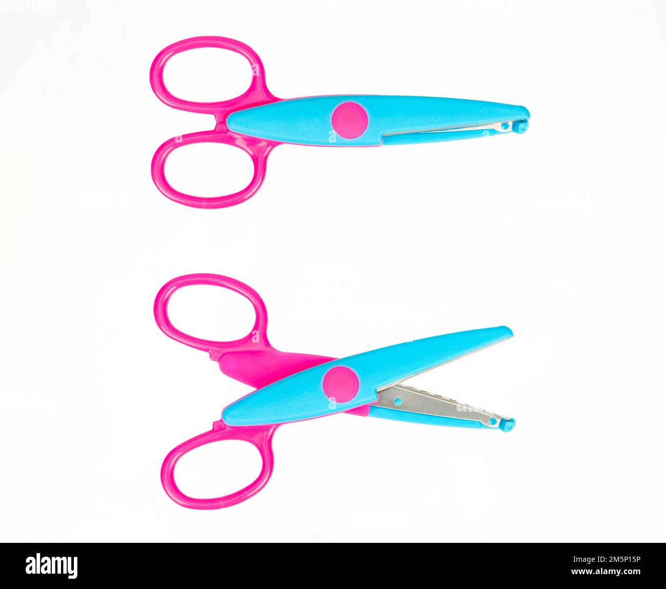 colorful scissors isolated on white background Stock Photo - Alamy