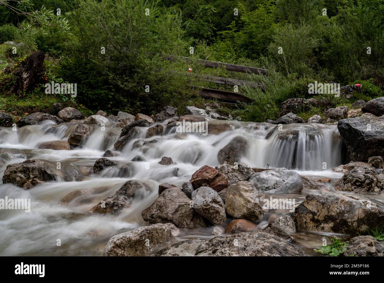 Cascades at the Wilder Kaiser, Scheffau am Wilden Kaiser, Tyrol ...