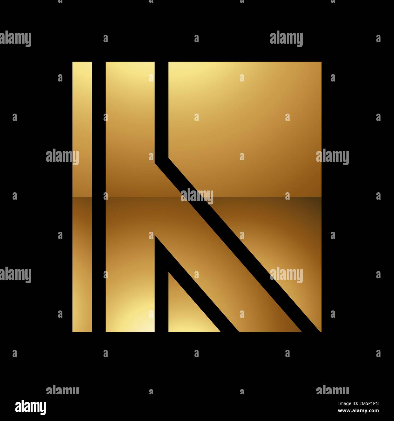 Golden Letter H Symbol on a Black Background - Icon 9 Stock Photo - Alamy