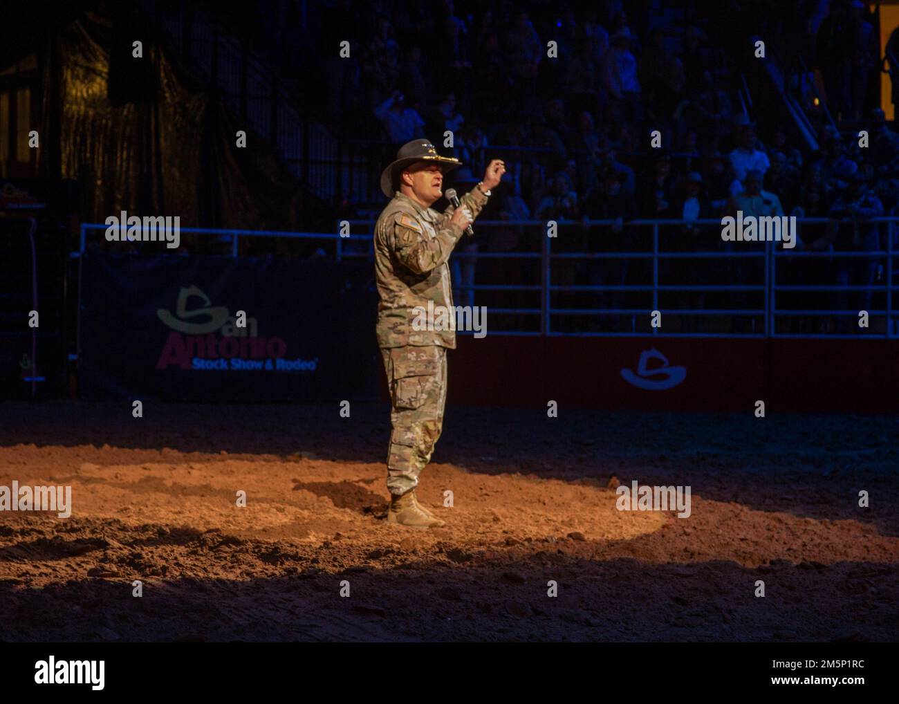 Lt. Gen. John R. Evans, commanding general of Army North speaks at the ...