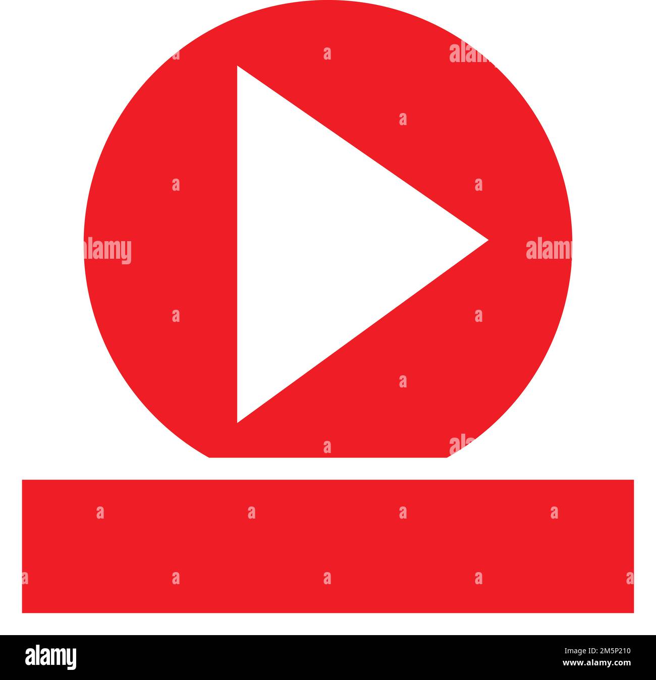 Play button flat Stock Vector Images - Alamy