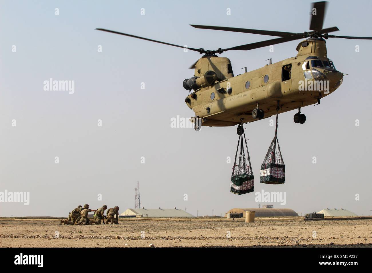 U.S. Soldiers with the 1067th Composite Truck Company, 228th ...