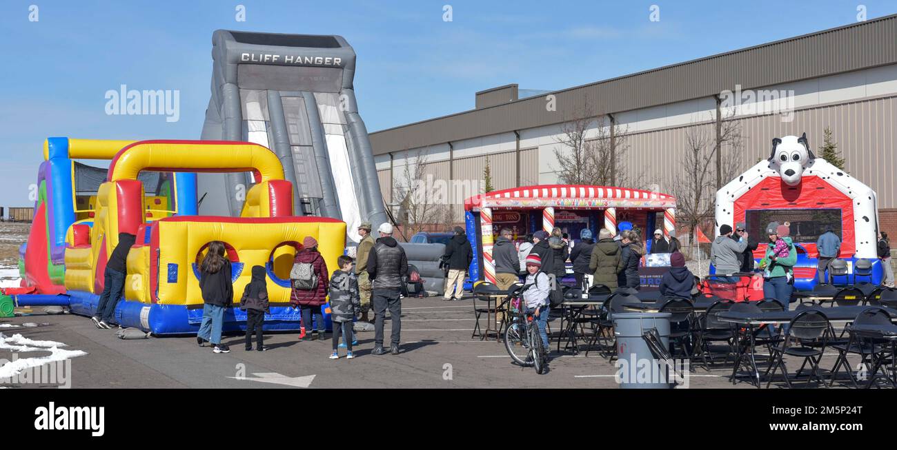 Winter Wonderland attendees participate in activities at Fairchild Air ...