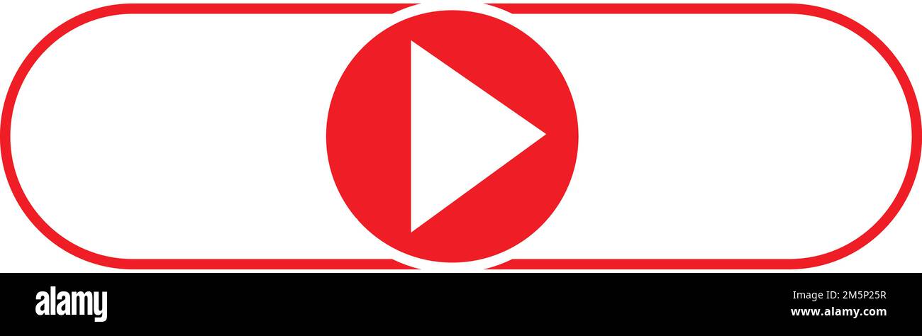 Live video streaming template, play button shape. Broadcasting icon ...