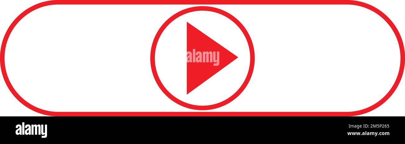 Live video streaming template, play button shape. Broadcasting icon ...