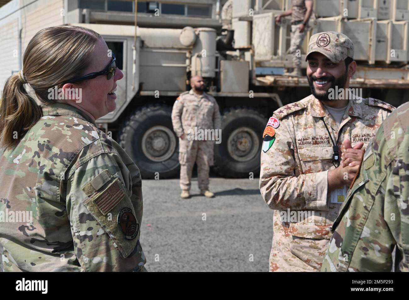 Members of the 386th Expeditionary Logistics Readiness Squadron and ...