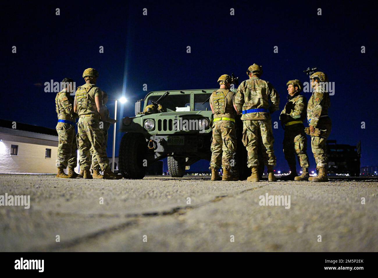 U.S. Airmen with the 156th Contingency Response Group, 156th Wing ...