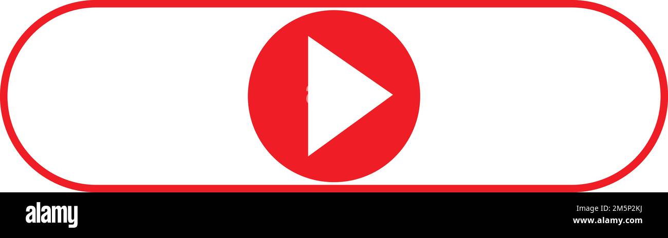Live video streaming template, play button shape. Broadcasting icon ...