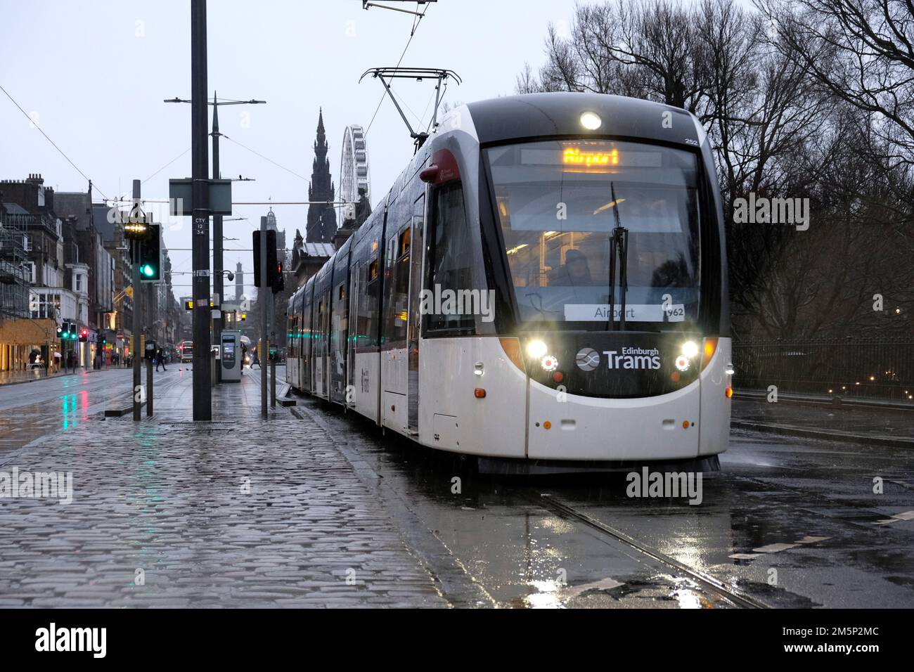 Edinburgh, Scotland, UK. 30th December 2022. The Forecasted severe rain ...