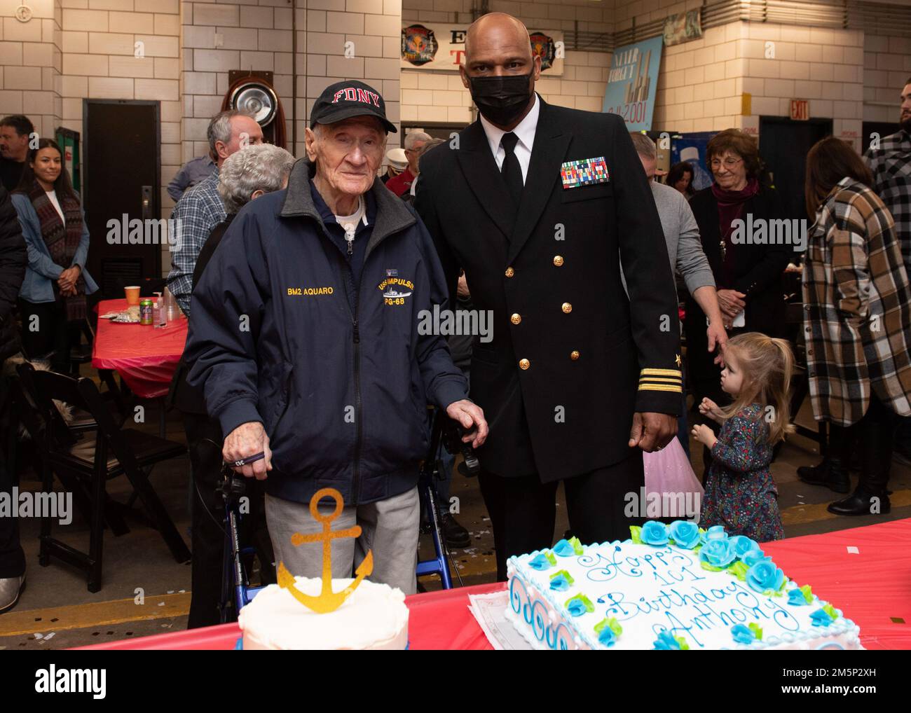 NEW YORK (FEBRUARY 27, 2022) World War II U.S. Navy Veteran, Boatswain ...