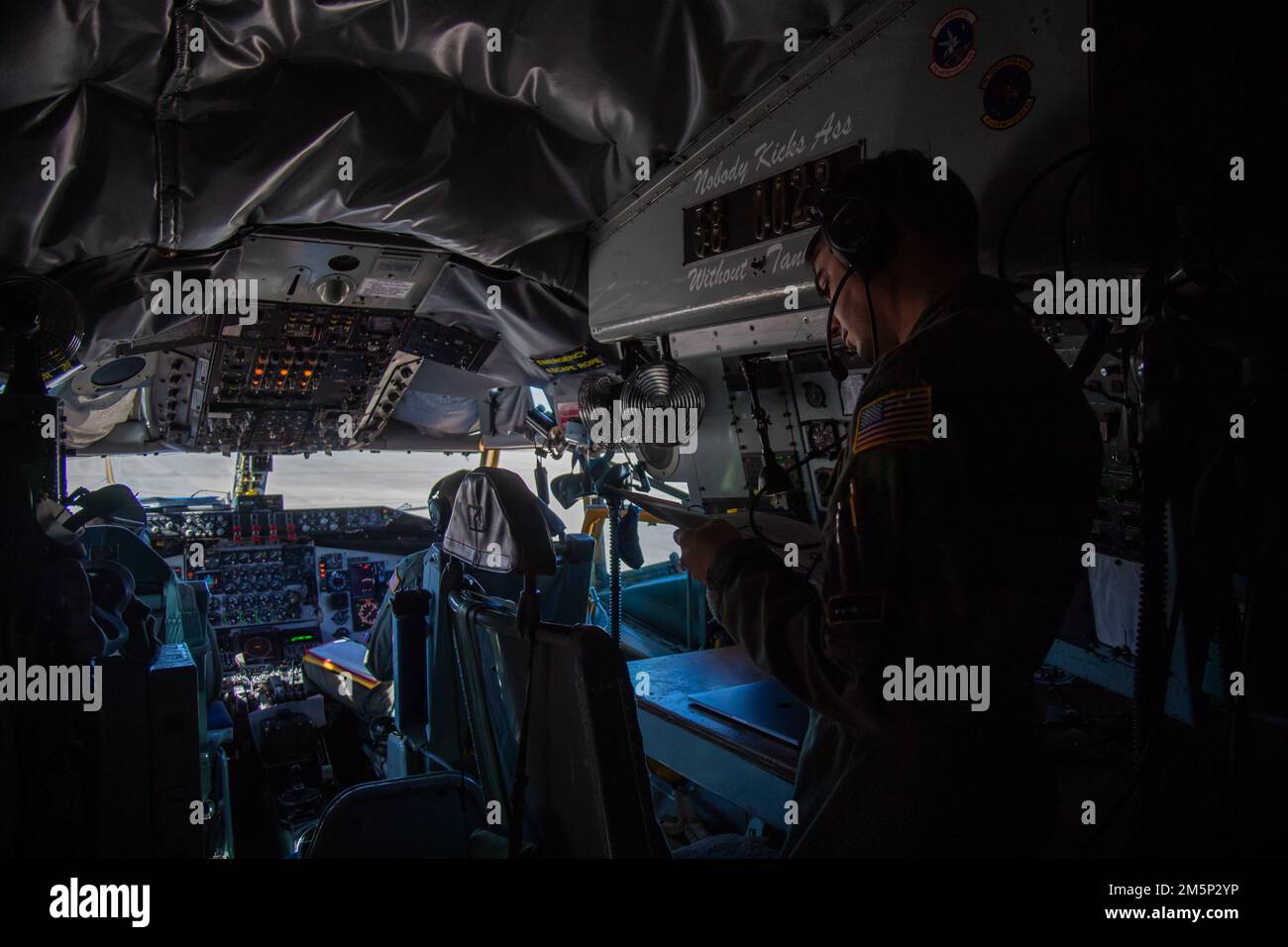 U.S. Air Force Senior Airman Alex Workman, 91st Air Refueling Squadron ...