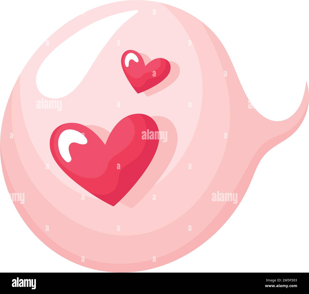 hearts in speech bubble Stock Vector Image & Art - Alamy
