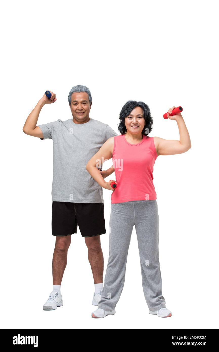 Two happy middle aged women Cut Out Stock Images & Pictures - Alamy