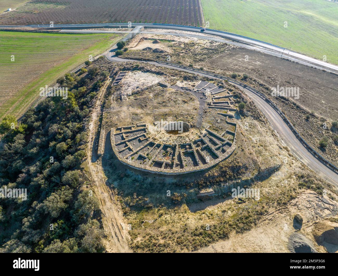 Iberian site of the Estinclells, 3rd century BC, in Verdu. Formed by ...