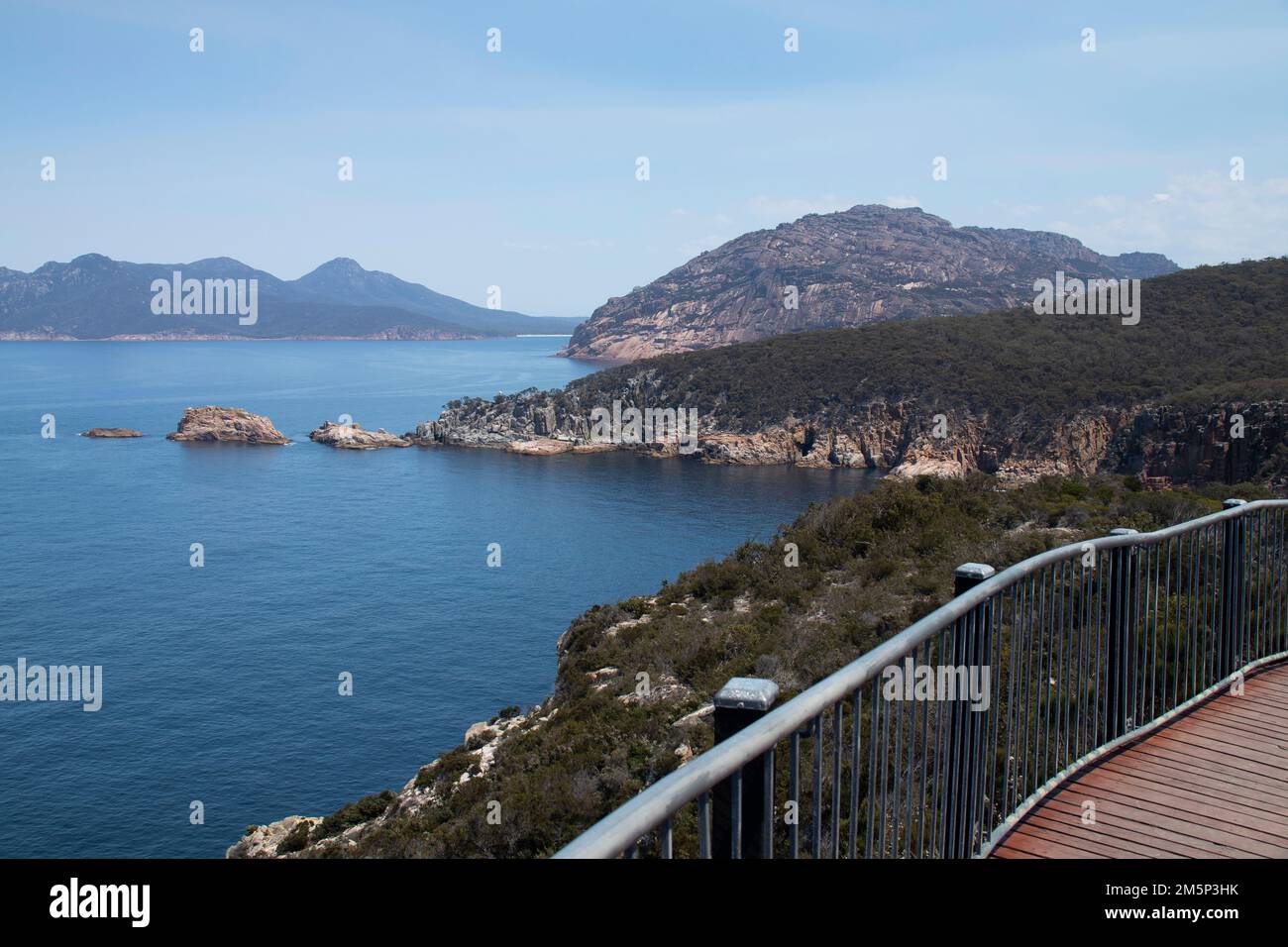 Cape Tourville Lighthouse at Freycinet National Park, Tasmania. Showing ...