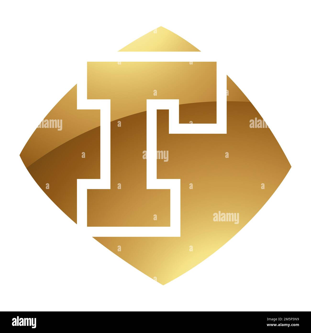 Golden Letter R Symbol on a White Background - Icon 4 Stock Photo - Alamy