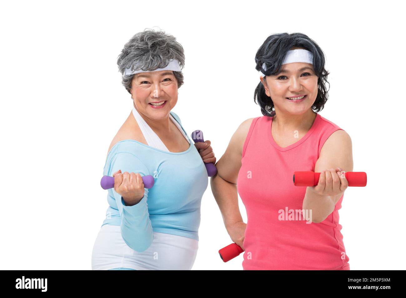 Older women exercise Stock Photo - Alamy
