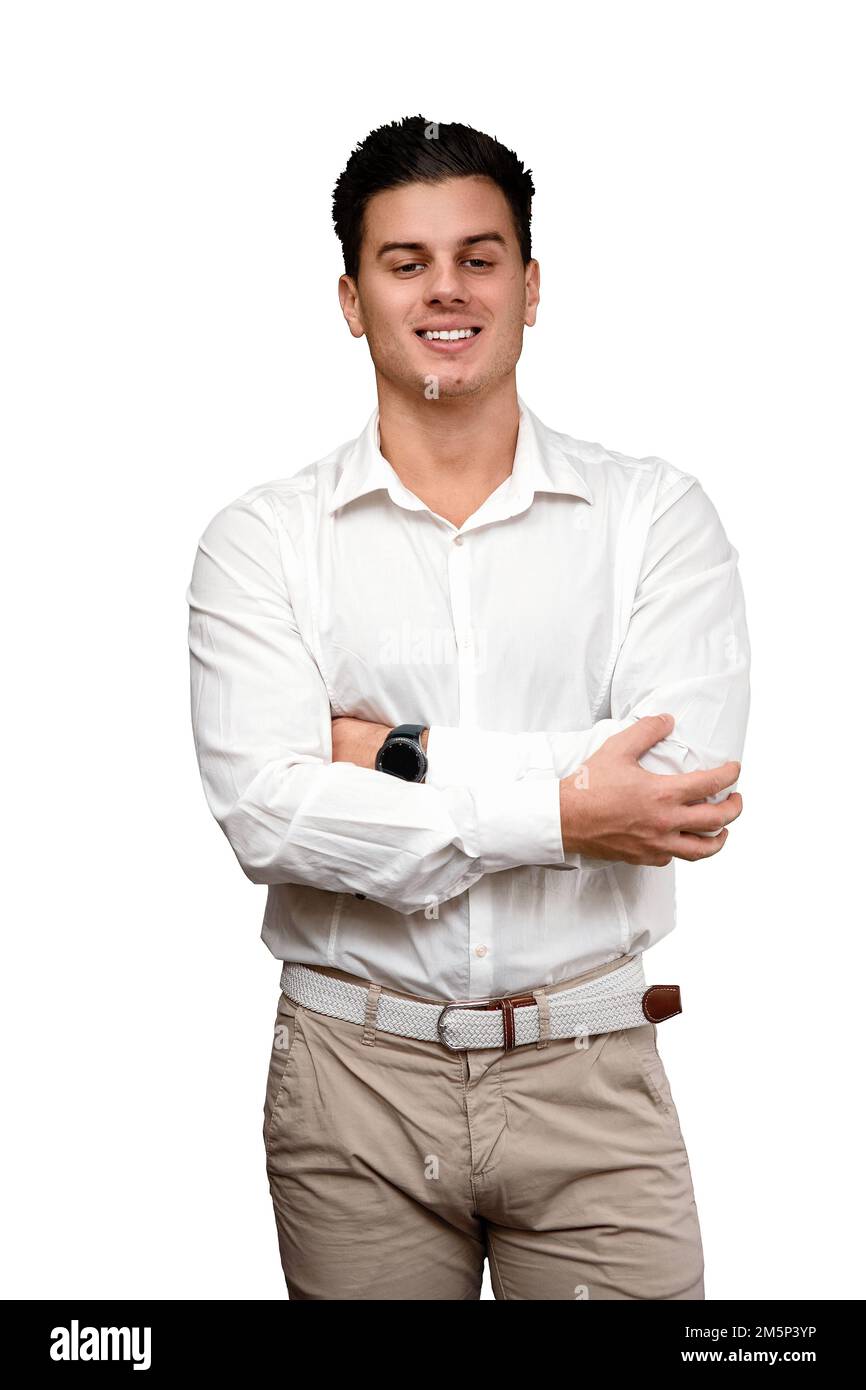 Successful businessman marketing manager sales male model entrepreneur ...