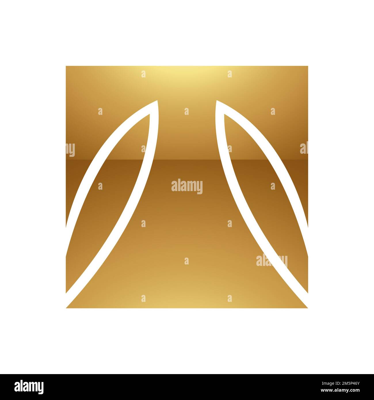 Golden Letter T Symbol on a White Background - Icon 6 Stock Photo - Alamy