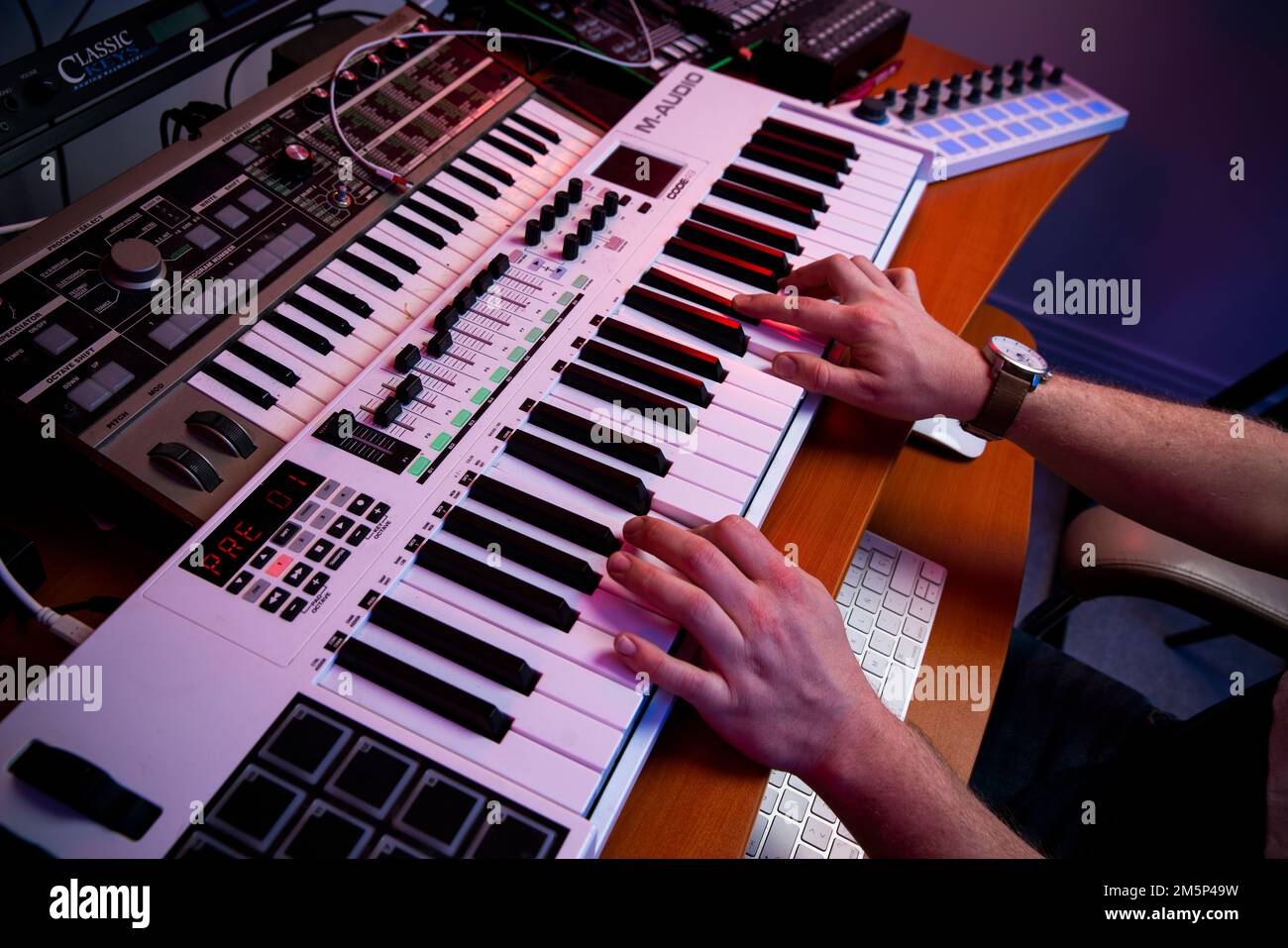 Huxley, The Track feature at his studio near Brighton, 4 February 2019 ...
