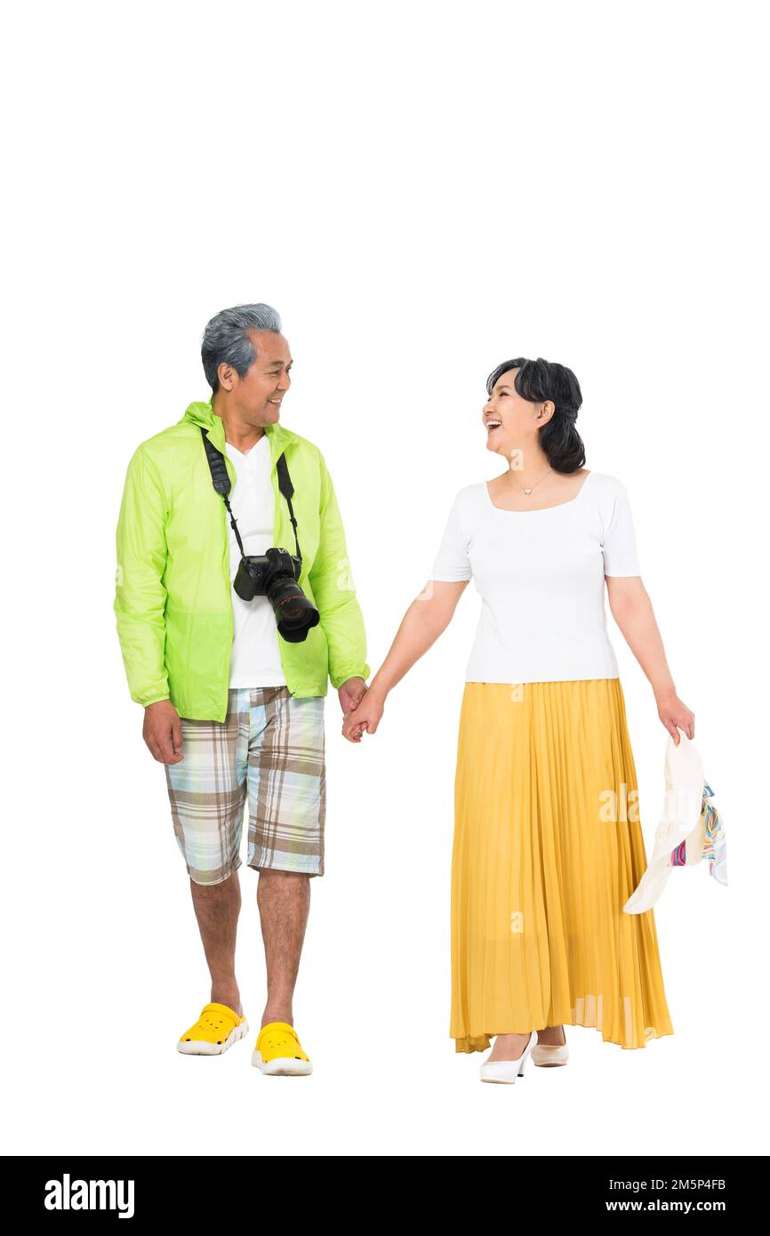 Couple walking in on Cut Out Stock Images & Pictures - Alamy