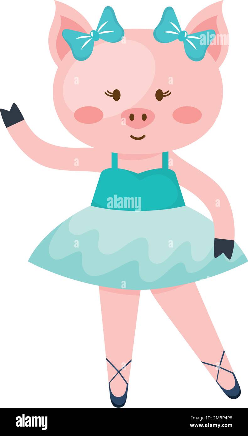 Pig dress Stock Vector Images - Alamy