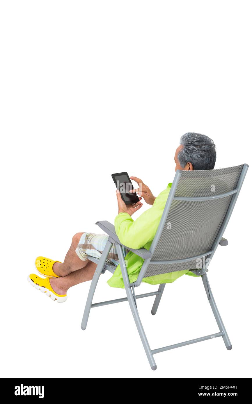 Mobile phone play young man Cut Out Stock Images & Pictures - Alamy