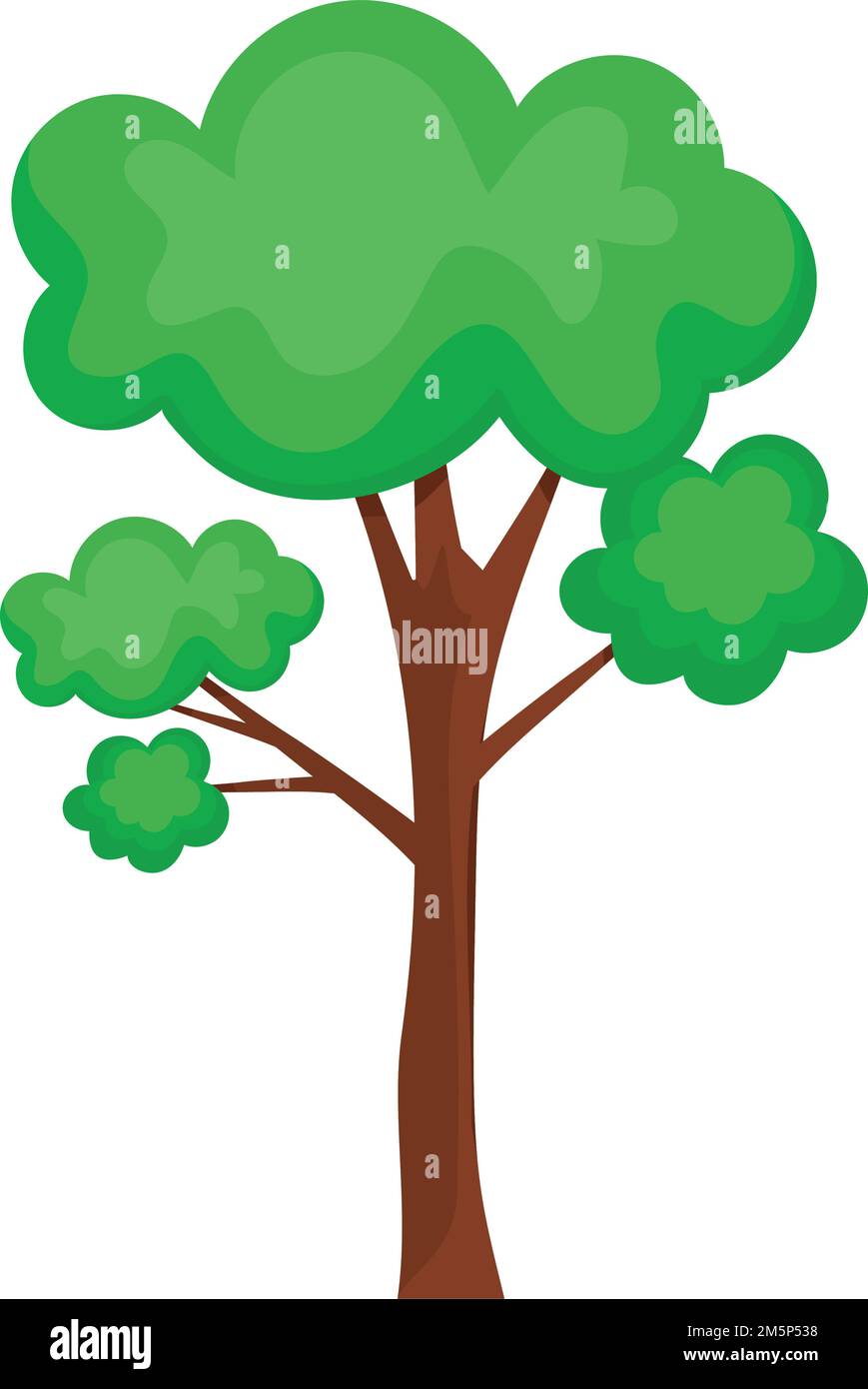 green tree plant forest Stock Vector Image & Art - Alamy