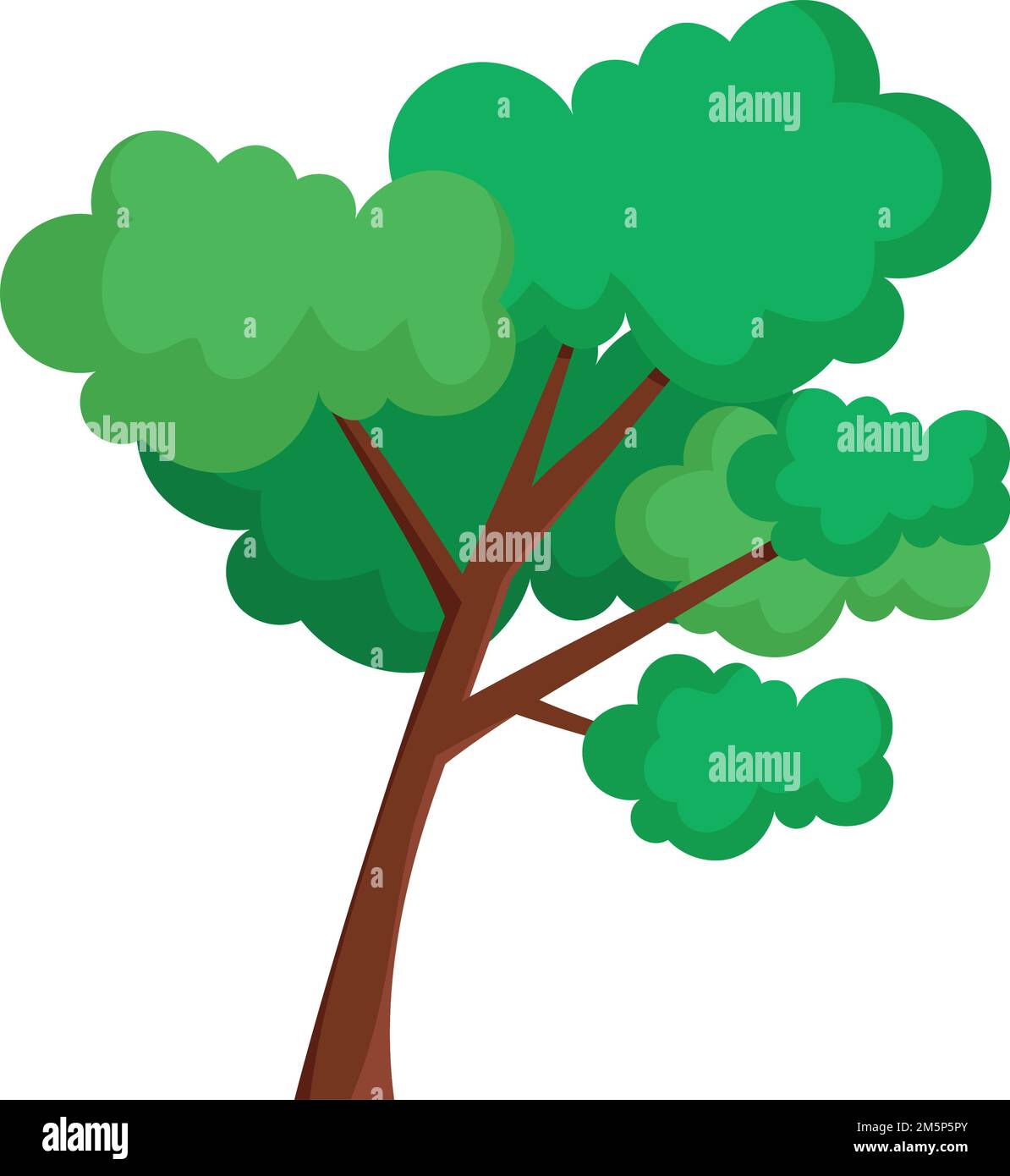 Bent tree Stock Vector Images - Alamy