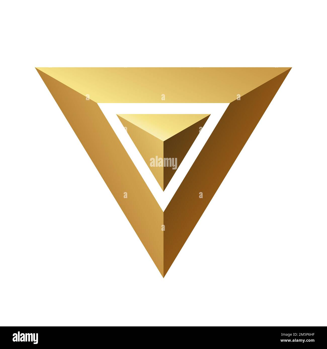 Golden triangles Cut Out Stock Images & Pictures - Alamy