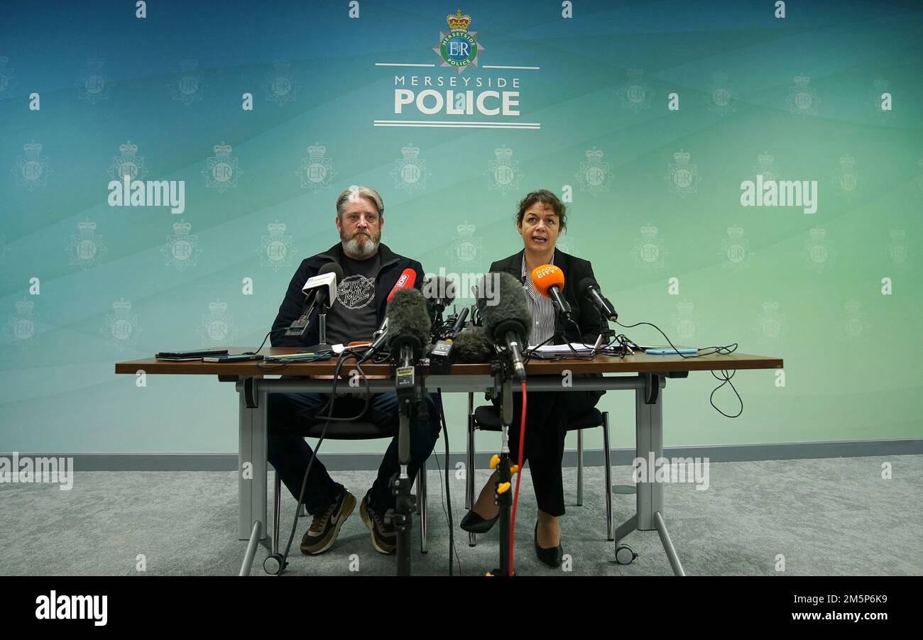 Detective Superintendent Sue Coombs from Merseyside Police (right) with ...