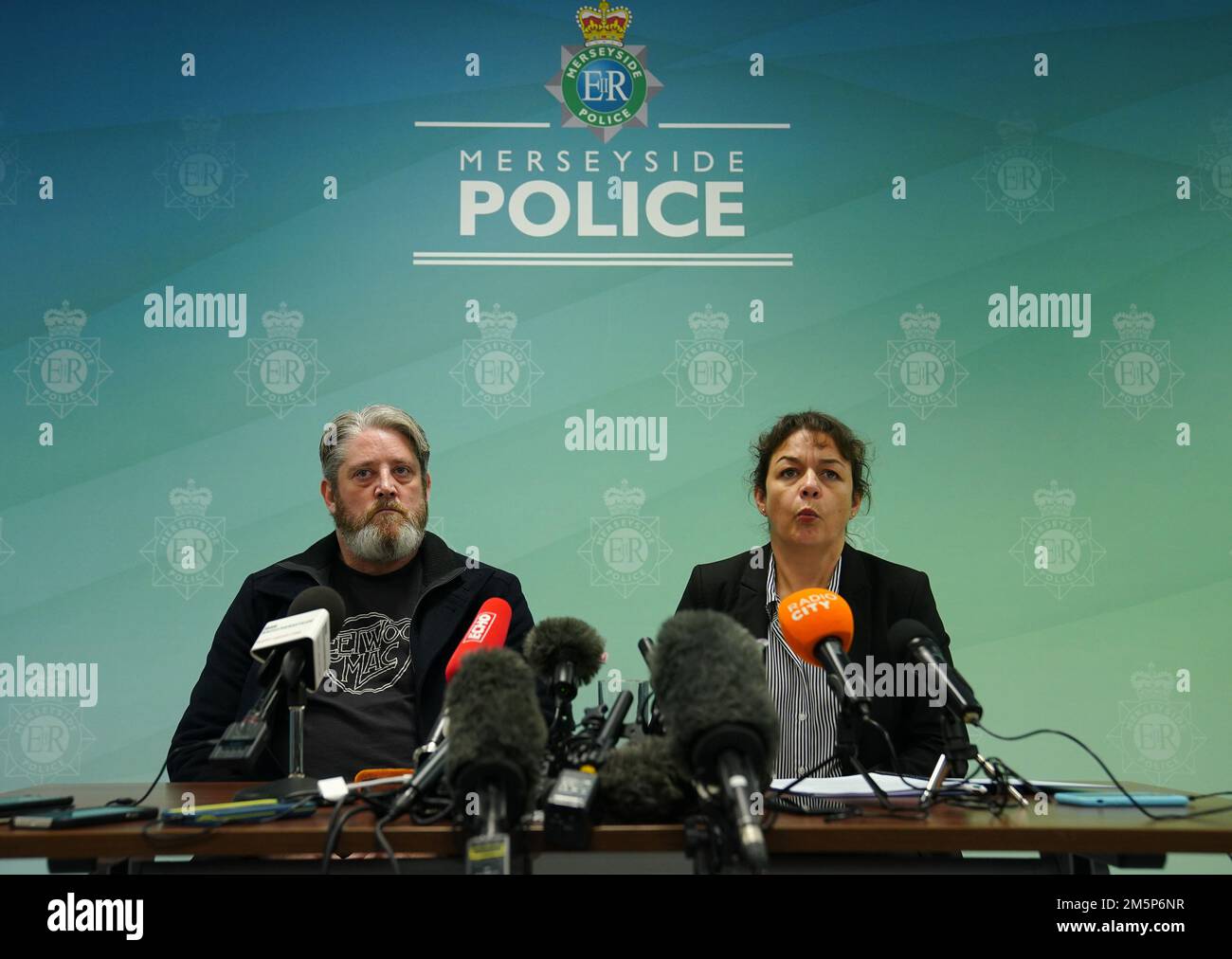 Detective Superintendent Sue Coombs from Merseyside Police (right) with ...