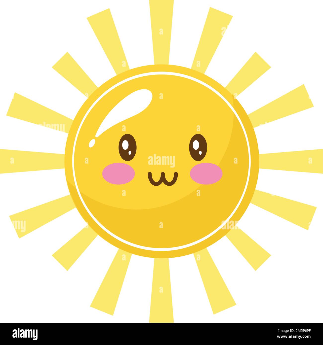 cute sun kawaii Stock Vector Image & Art - Alamy