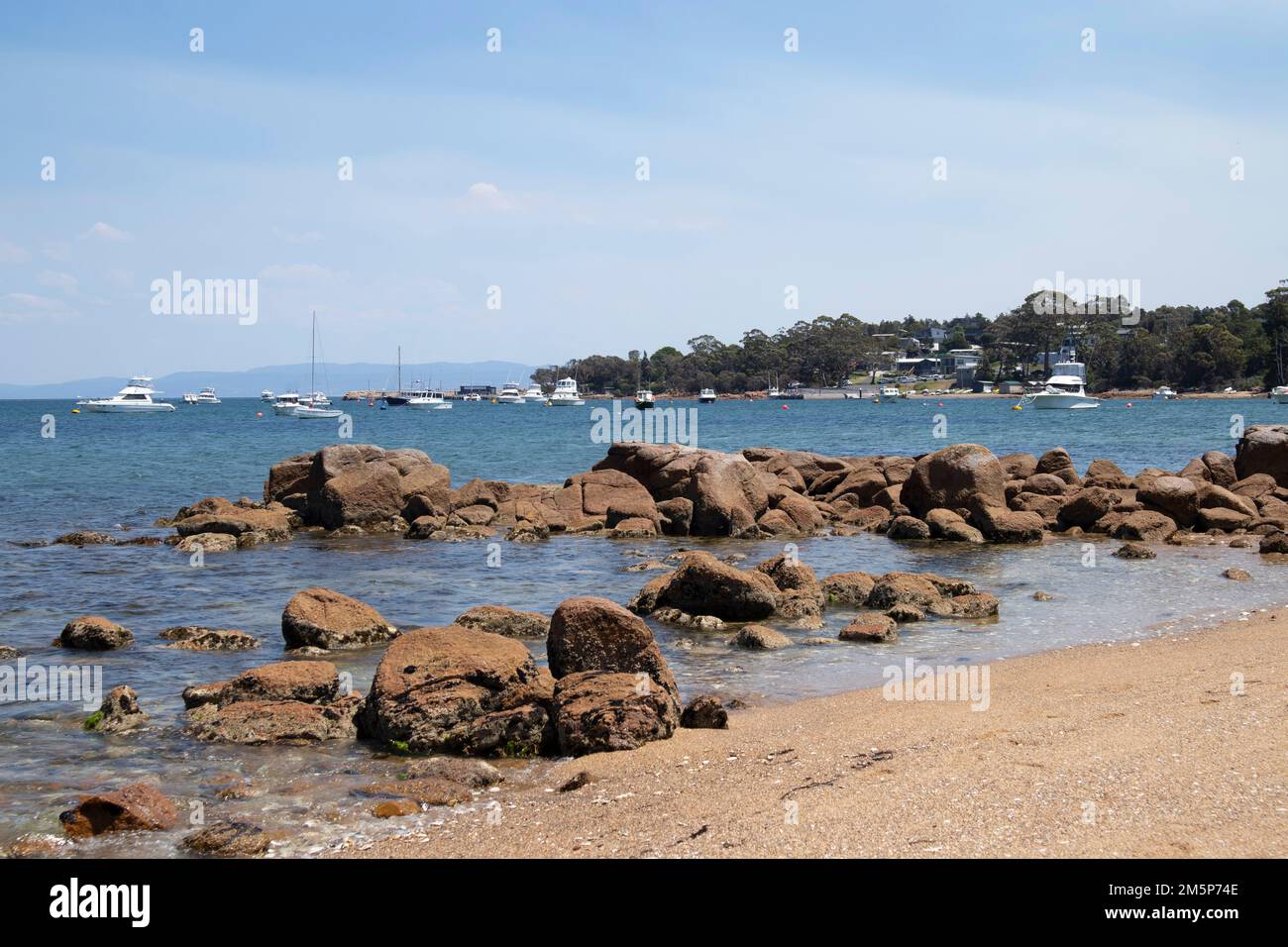 Coles Bay at Freycinet National Park, Tasmania Stock Photo - Alamy