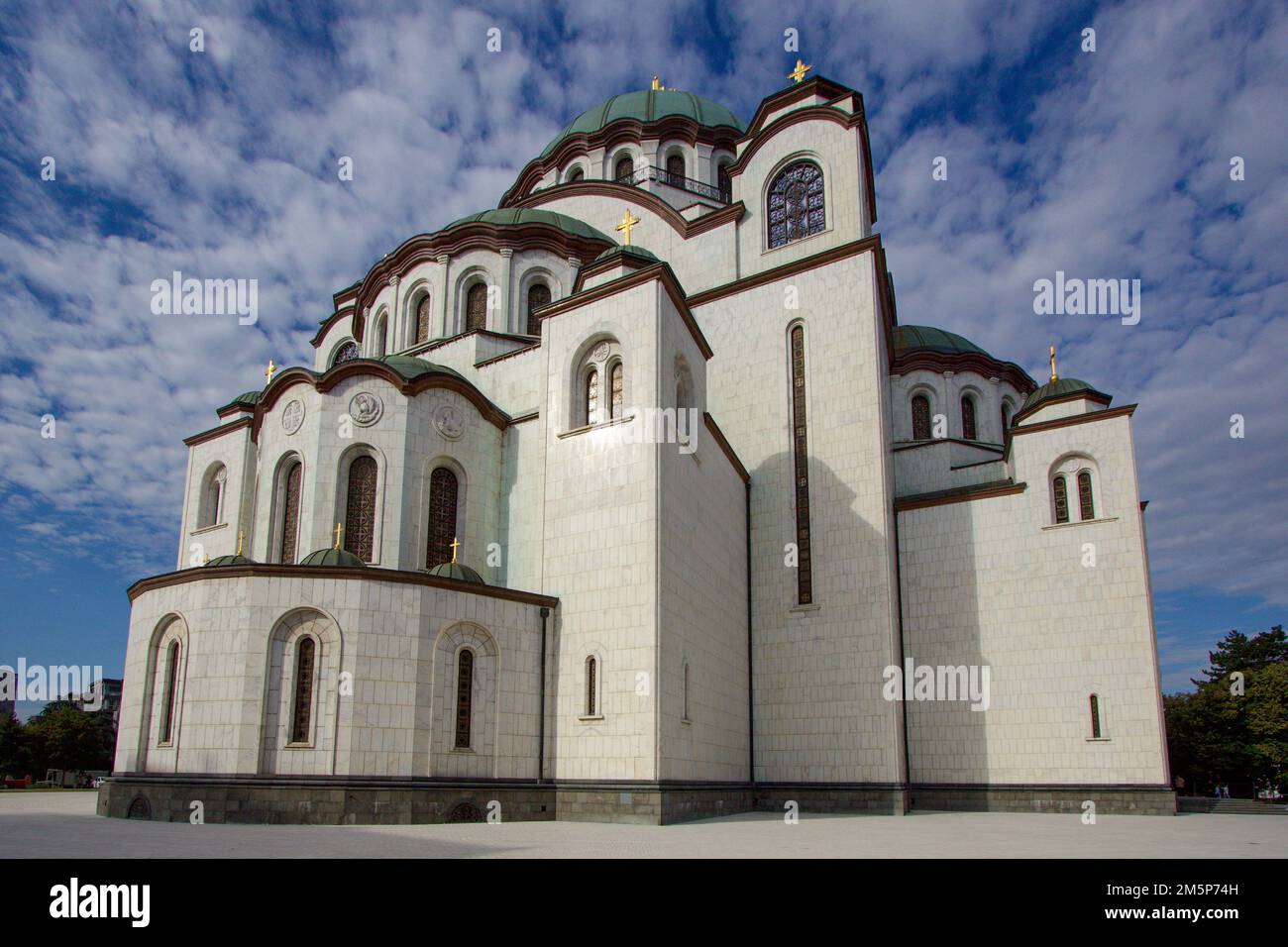 The Temple of Saint Sava - a Serbian Orthodox church that sits on the ...
