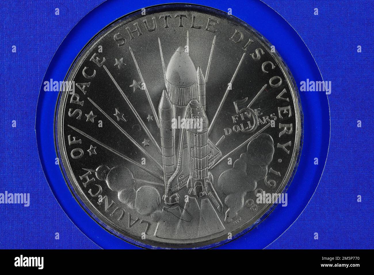 1988 rocket launch commemorative coin hi-res stock photography and ...