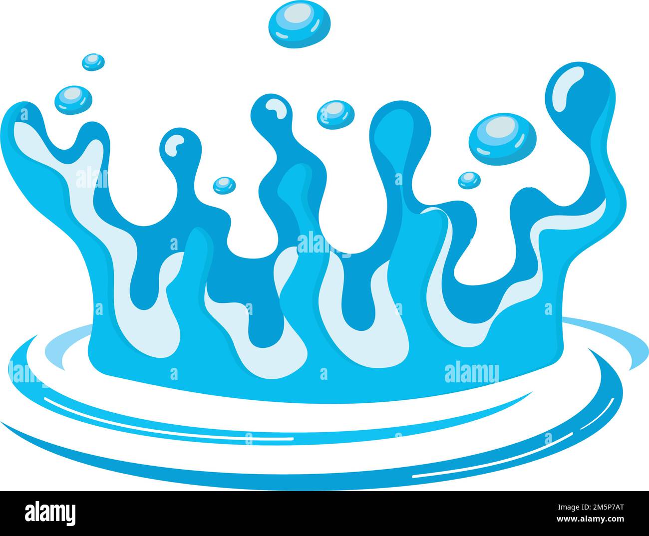 water splashes blue Stock Vector Image & Art - Alamy