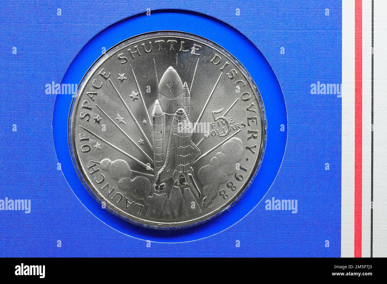 1988 rocket launch commemorative coin hi-res stock photography and images - Alamy