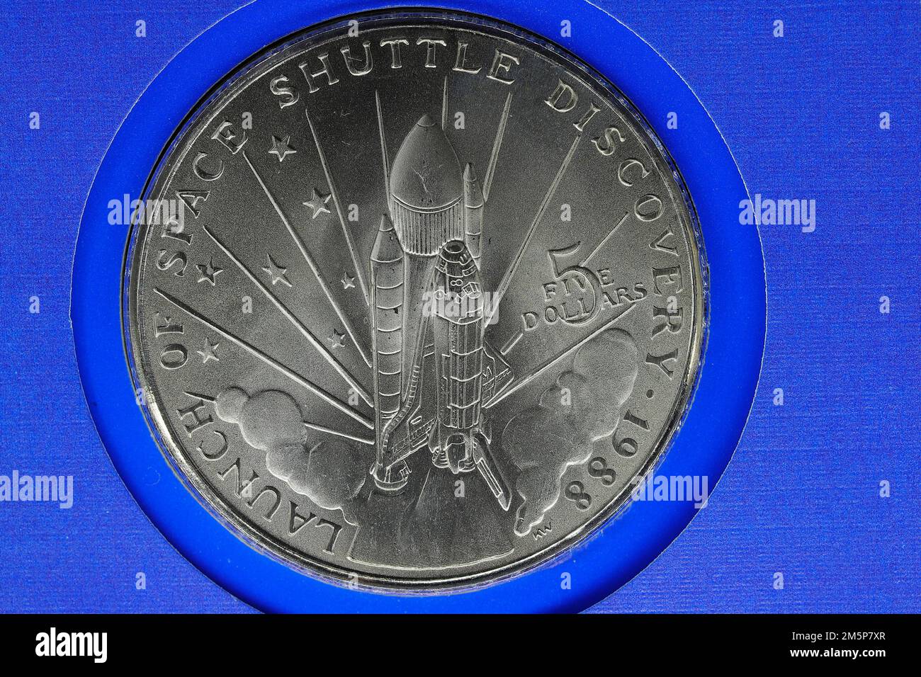 1988 rocket launch coin hi-res stock photography and images - Alamy