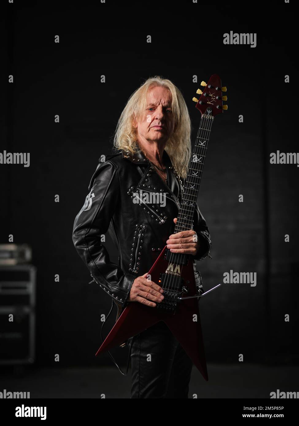 K.K. Downing, photographed at KK's Steel Mill, Woverhampton Stock Photo ...