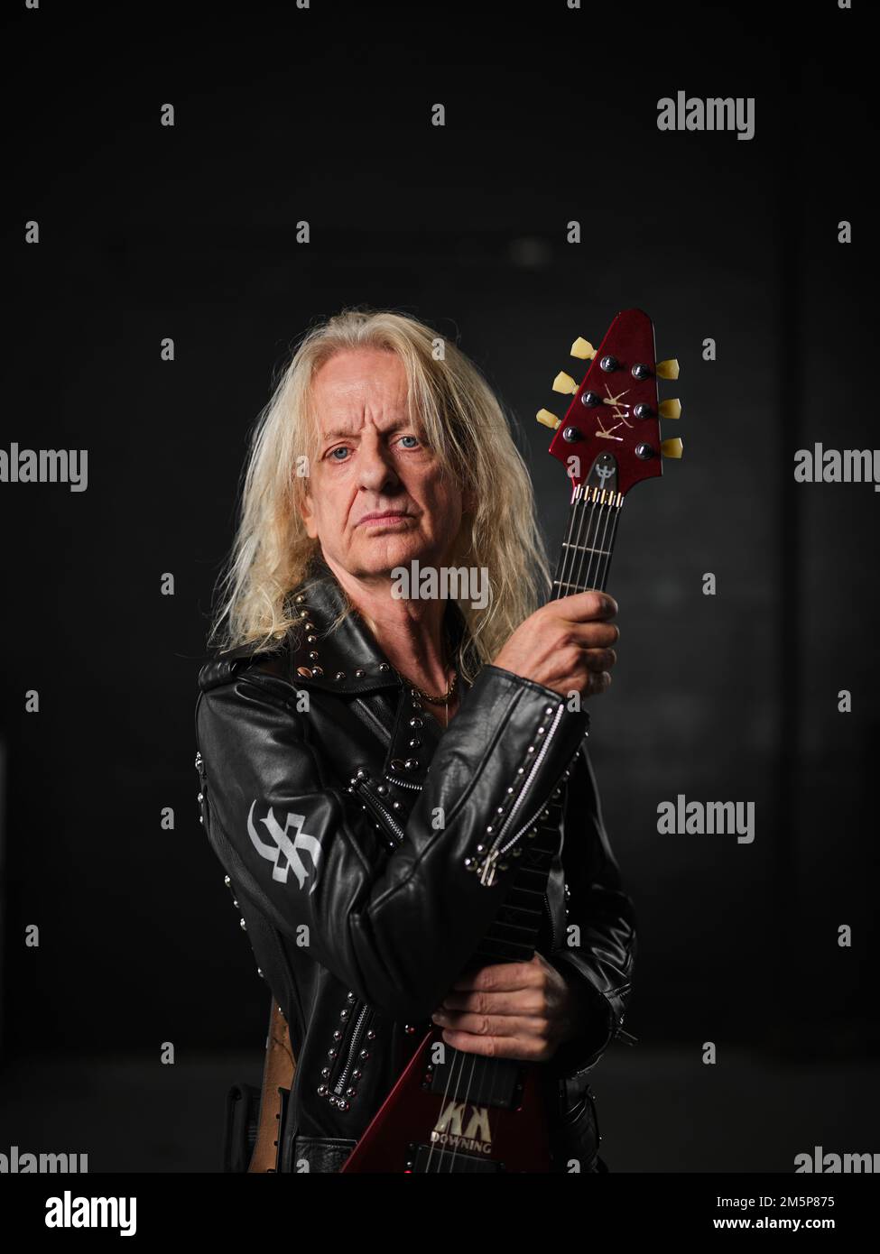 K.K. Downing, photographed at KK's Steel Mill, Woverhampton Stock Photo ...