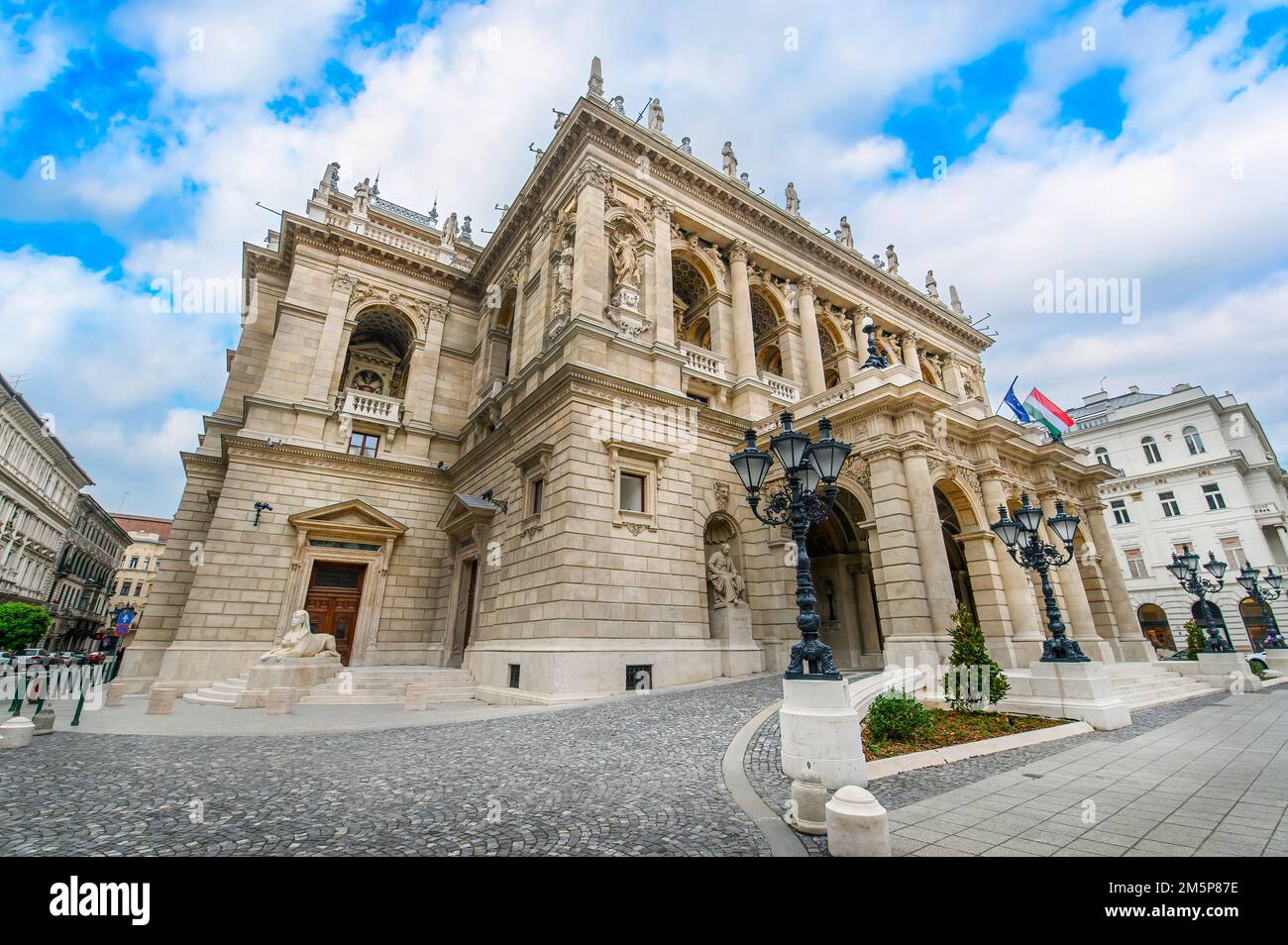 Budapest, Hungary. The Hungarian Royal State Opera House, considered ...