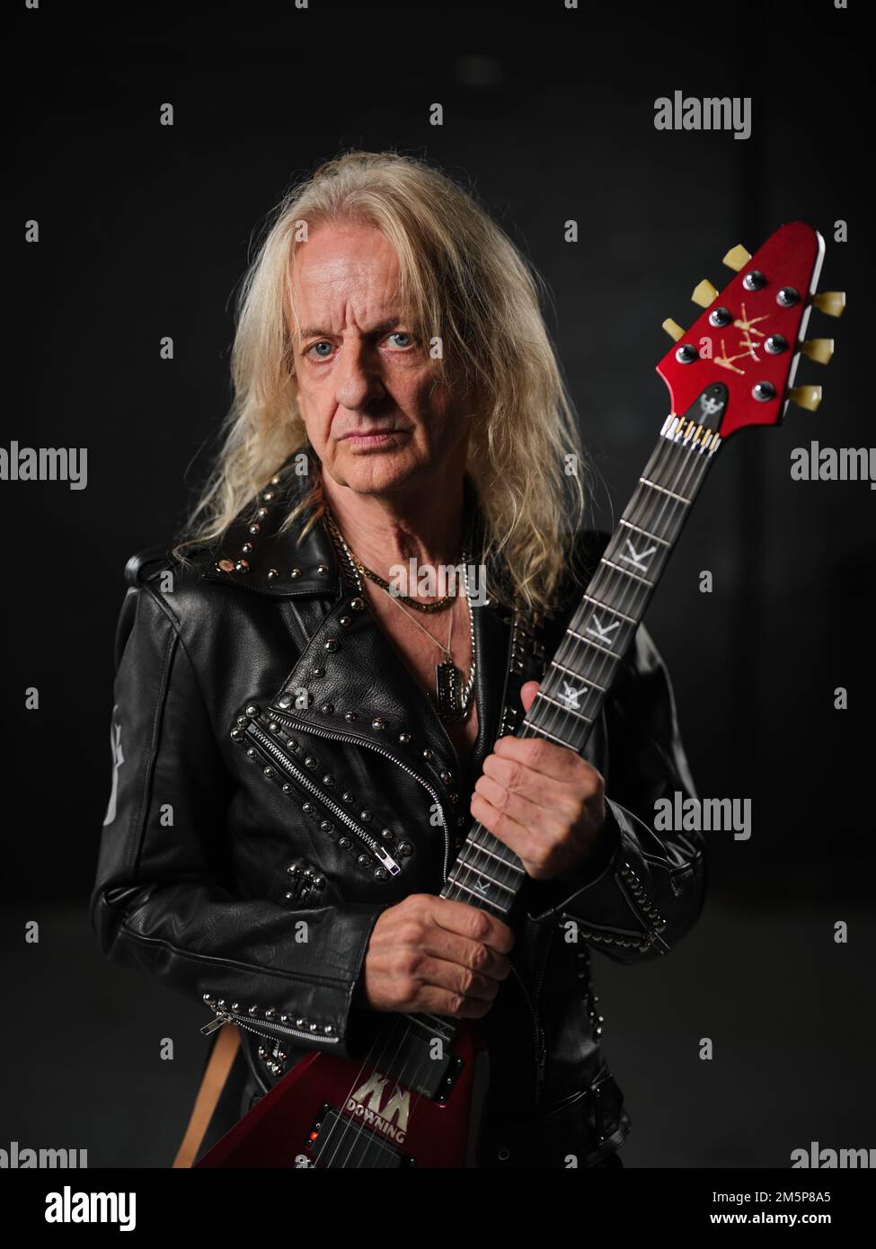 K.K. Downing, photographed at KK's Steel Mill, Woverhampton Stock Photo ...