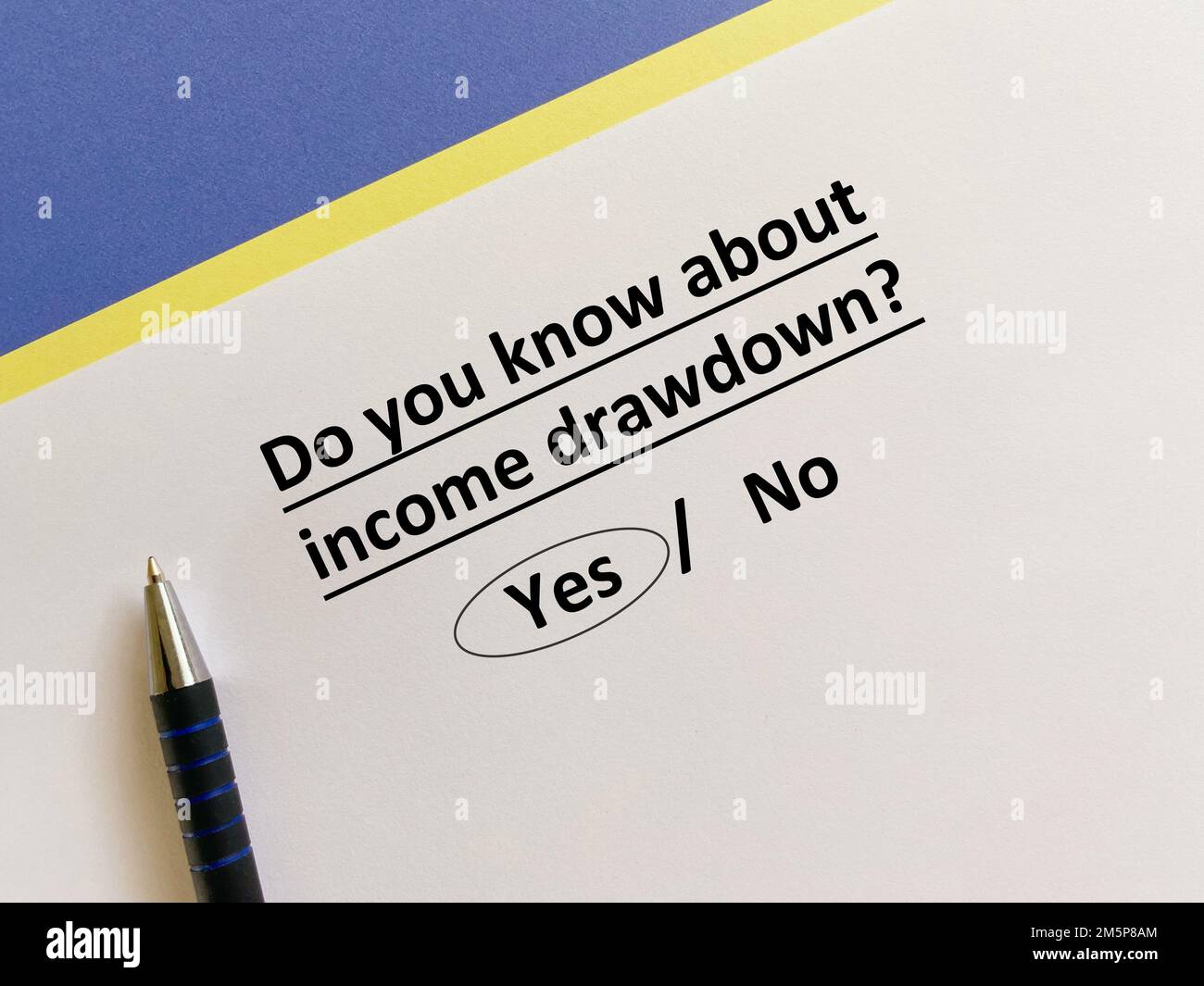 Pension income drawdown hi-res stock photography and images - Alamy