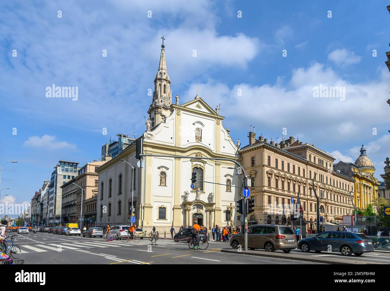 Budapest, Hungary. Inner-City Church of the Franciscans Stock Photo - Alamy