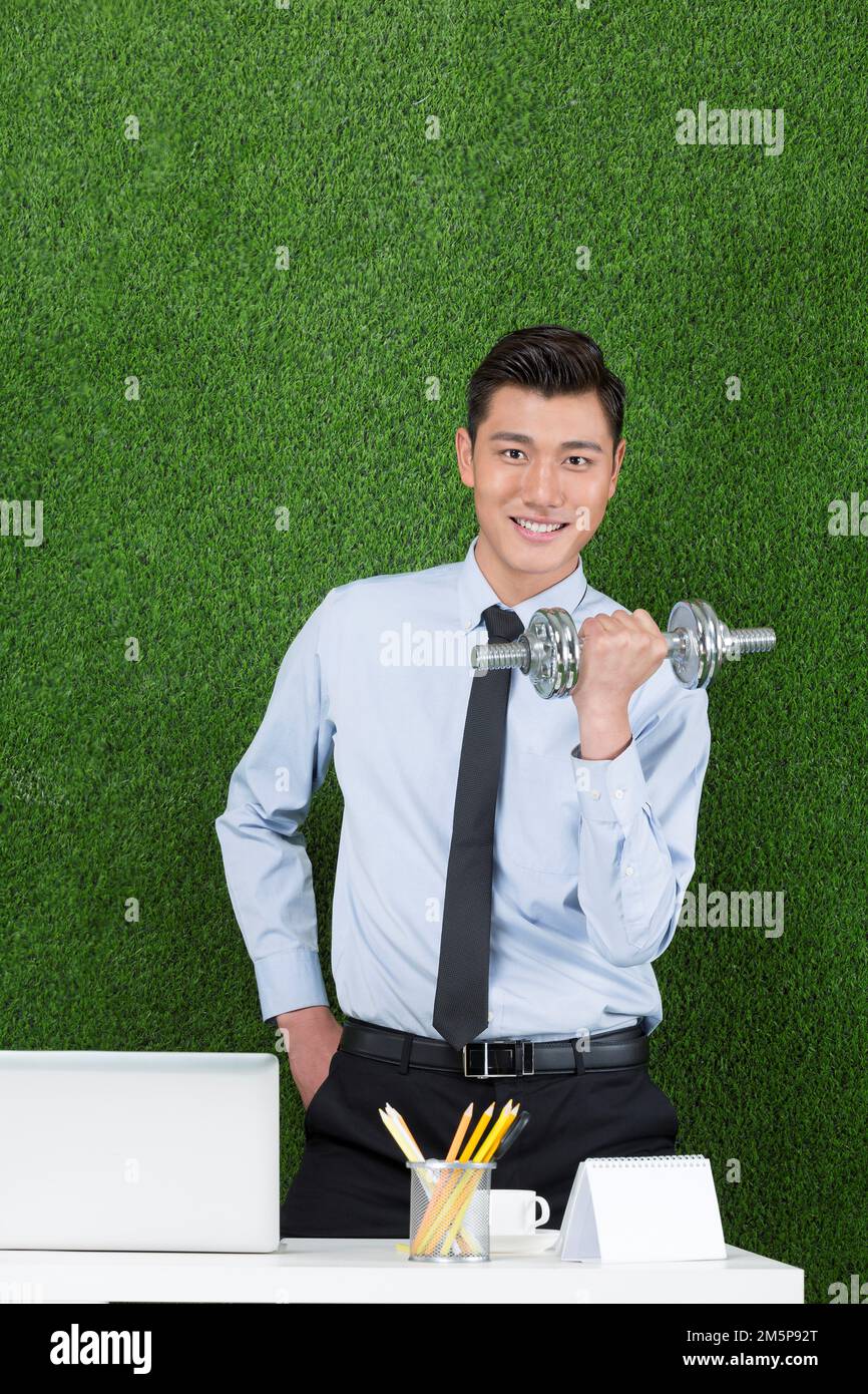 Office workers healthy desk hi-res stock photography and images - Alamy