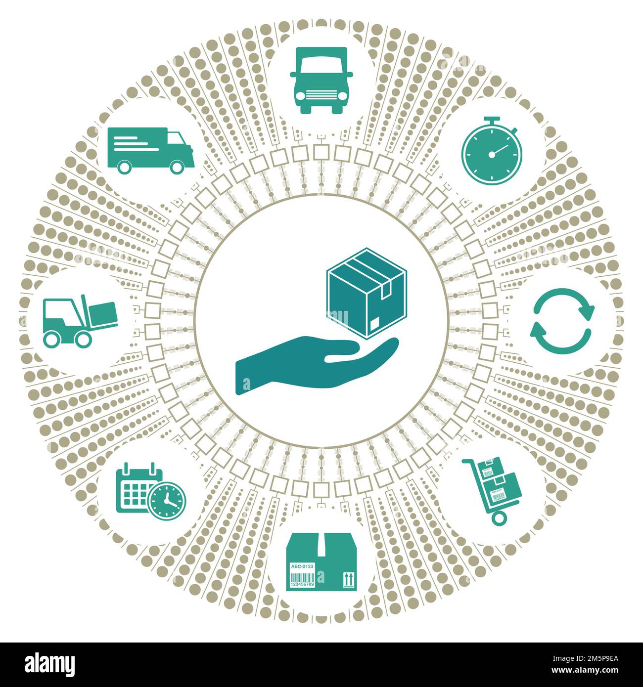 Shipping and handling icons hi-res stock photography and images - Alamy