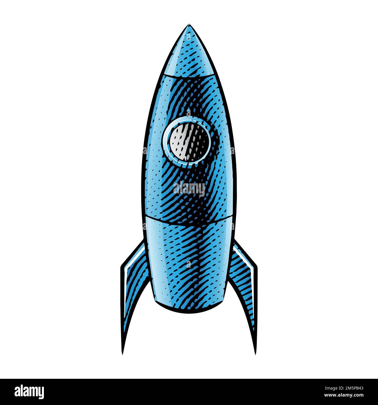 Space rocket engraving style hi-res stock photography and images - Alamy