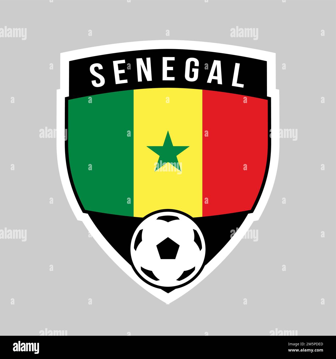Senegal football logo hi-res stock photography and images - Alamy